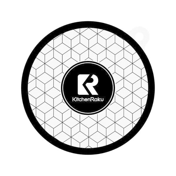 KR KITCHENRAKU ihマット ihクッキングヒーターマット 滑り止め ストーブ傷防止保護 焼け焦げ防止 電磁調理器用 シリコンマット 断熱パッド 水洗い可 汚れ防止 (20cm-1枚, ホワイト)商品コード：5507926052...