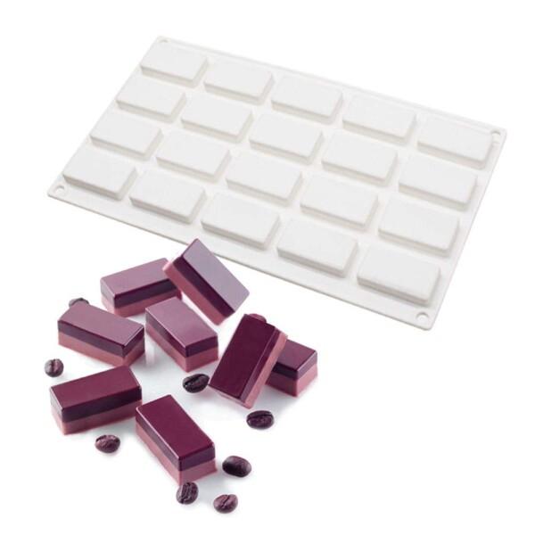 キャンディーデザートチョコレートケーキDIYベーキングツール用シリコン型3D耐熱皿金型、20穴長方形商品コード：55079260967型番：XSL-4056サイズ：20穴の長方形カラー：20穴長方形【安全性】高品質100%食品グレードのシリ...