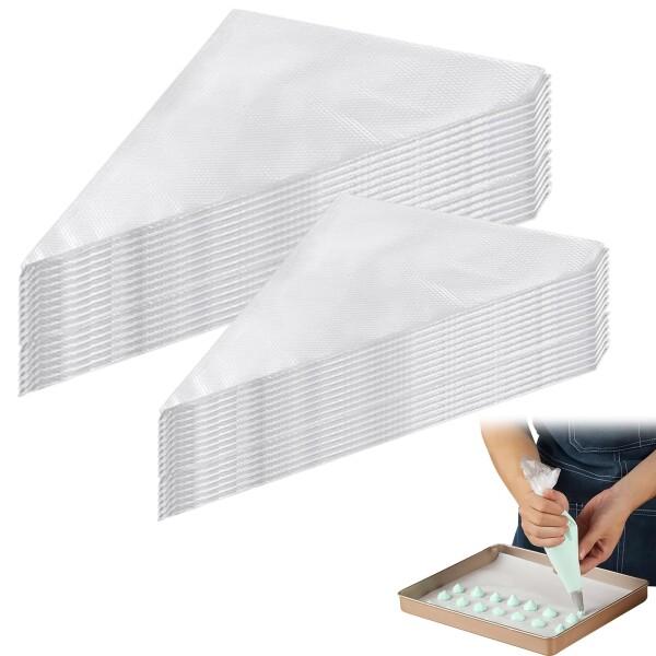 Liroyal 絞り袋 製菓用絞り出し袋 クリーム しぼり袋 使い捨て絞り袋 厚め お菓子作り ケーキ 業務用 中+小さい商品コード：55079261096型番：naiyoujiyadaiカラー：透過【絞り出し袋】絞り出し袋は透明な外観で、...