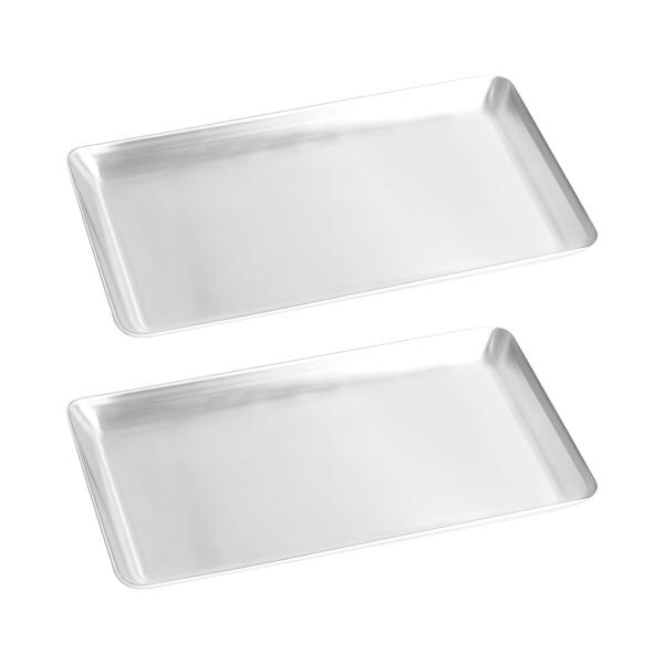 IMEEA ステンレストレー バット 料理 下ごしらえ用トレー キッチン 18-10ステンレス食洗機対応 小分け 浅型 調理 卓上 角型 25cm シルバー 2枚商品コード：55079286566型番：IMST2117サイズ：25cmカラー...