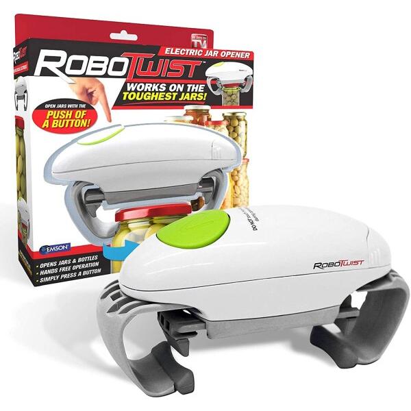 Robotwist Automatic, Adjustable Easy Open Jar Opener by Robo Twist商品コード：55079288997型番：1014サイズ：ワンサイズカラー：white, redrobotwi...