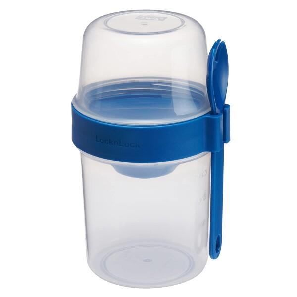 ベストコ ランチボックス 保存容器 560ml 310ml ブルー LLS222L-B To go 2way 2 in 1 ロック&amp;ロック スフォーク付商品コード：55079290354型番：LLS222L-Bサイズ：560ml+3...