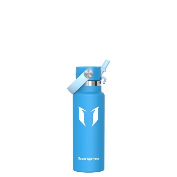 Super Sparrow 水筒 350ml FlipFlow 保冷保温 真空断熱 ステンレスボトル ストロー付き水筒 BPAフリー 漏れ防止 ウォーターボトル 学校・仕事・ジム・旅行・アウトドア対応商品コード：55079292796型番：...