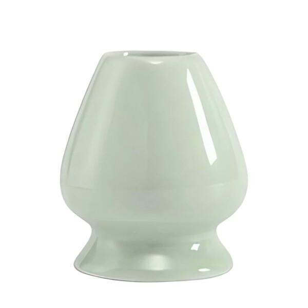 一葉一会 茶道具 茶筅直し（くせ直し）グリーン 陶器製 通常サイズ（6.5CM×7.5CM） 茶せん 収納・乾燥用 茶道初心者必須アイテム商品コード：55079295763型番：YYYH-CXL-01カラー：茶筅直し【材質】本茶筅直し(茶筅...