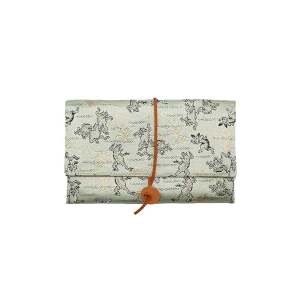 西陣織 金襴 お懐紙入れ 懐紙入れ 帛紗ばさみ 茶道 お茶席 初釜 稽古初め 鳥獣戯画 (鳥獣戯画 若草色)商品コード：55079295800型番：KS-NKサイズ：W18cm × H10.5cmカラー：鳥獣戯画 若草色女性用懐紙サイズが入...