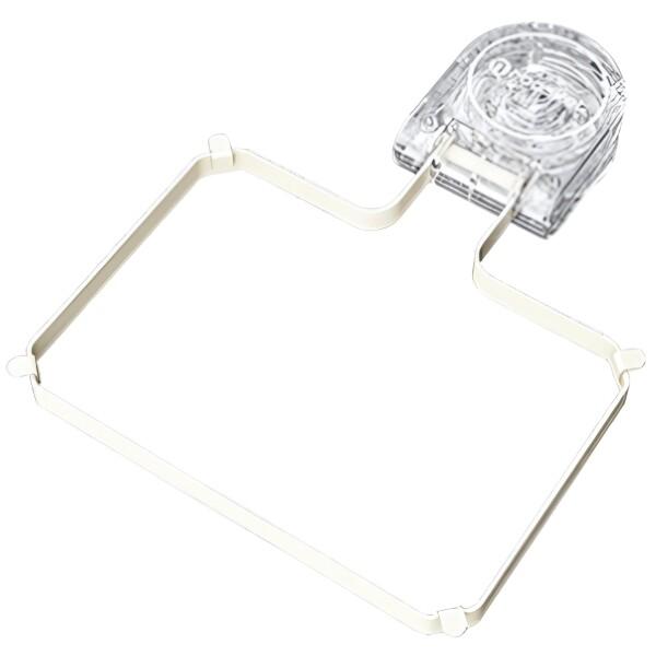 Mellbo 三角コーナー 生ごみ 処理 シンク 水切り ネットホルダー 吸盤式 跡が残らない スリム設計 衛生 清潔 片付けスムーズ 料理 キッチン 水回り 21.6cm×16.3cm ホワイト商品コード：55079326483型番：00...