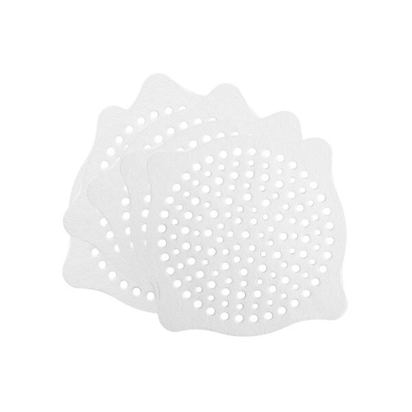 MAEXUS 排水溝ネット 50枚入り排水口カバー ヘアキャッチャー 使い捨て排水口シール シンク ふた はいすいこう ゴミ受け お風呂 排水溝 水切りネット 髪の毛トリトリネット ヘアキャッチャー 10cm自粘は不織布製商品コード：550...