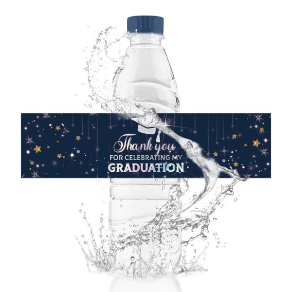 URROMA卒業テーマウォーターボトルラベル50枚,卒業を祝ってくれてありがとうステッカー卒業パーティー用防水ドリンクラップ商品コード：55079327073型番：S6-UR2595-JP【ッケージ内容】「卒業を祝ってくれてありがとう」と書...