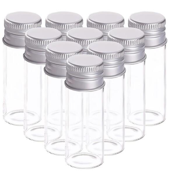 Coollooda 小瓶 ミニボトル 小物入れ 保存容器 小分け 50ml 10個セット スパイスボトル 調味料ボトル PETプラスチック製 丸薬、小物、液体などの保管，party、喫茶店、結婚式商品コード：55079343960型番：NC...