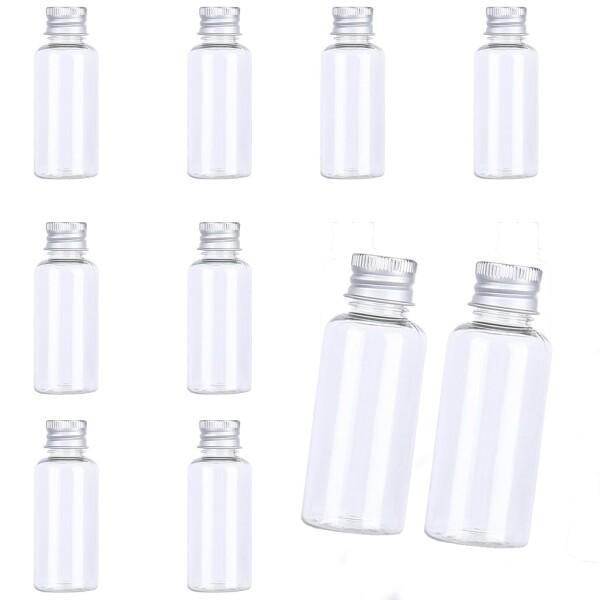 HUIKKJP ミニボトル 50ml 10 個セット PET プラスチック製 小物入れ・保存容器 スパイス・調味料・丸薬等保管用 party・喫茶店・結婚式適用商品コード：55079343983型番：その他サイズ：小さいカラー：透過性正確な...