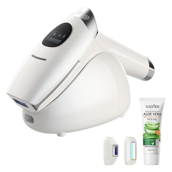 IPL光 脱毛器 メンズTusuny 脱毛機 VIO対応 全身ムダ毛ケア サロン級 高出力 Max 24J スピード照射 家庭用脱毛き 氷感 痛感軽減 レディース フラッシュ 脱毛 細部と美肌専用ヘッド付き 5段階レベル 手動/自動モード ...