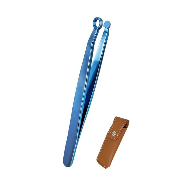 RAKU 鼻毛トリマー 男性用鼻毛カッター 防水 手動 眉毛カッター チタン素材 錆びない 肌にやさしい 1秒強い切削力 簡単処理 丸いヘッド 水洗い 鼻毛切り 充電不要 おしゃれ (ブルー)商品コード：55079347724型番：RAKU...