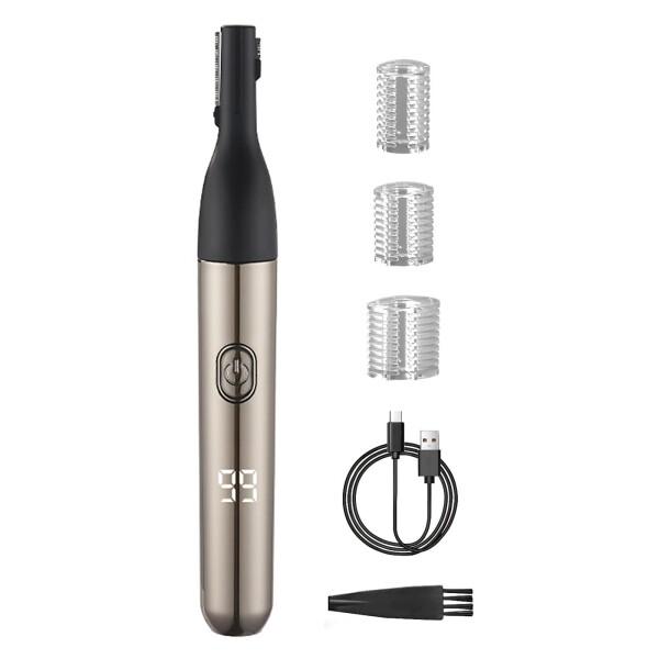 眉毛シェーバー メンズ レディース まゆげ シェーバー 女性 Type-C 充電式 LCD画面表示 眉毛カッター フェイスシェーバー 顔/産毛剃り ムダ毛処理 全身適用 水洗い可能 低騒音 省エネ 男女兼用商品コード：55079347972...