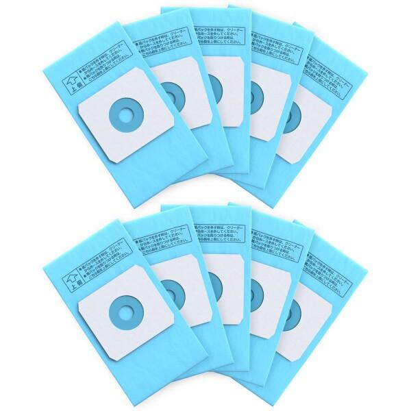 東芝掃除機交換用紙パック VPF-7 高性能トリプルパックフィルター VPF-5後継品 シール弁付トリプル紙パック 強力脱臭 抗菌 10個 VC-M12V、P81R、P8R、M8R、J21V、J11V、Y30P、Y10R…商品コード：550...