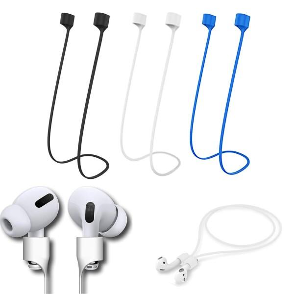 (TAIMEILA) イヤホン ストラップ 「3個セット」 ヘッドセット ストラップ 落下防止 紛失防止 収納便利 スポーツ最適商品コード：55079349534型番：A001カラー：黒・白・青対応機種:AirPods Pro 2/1、Ai...