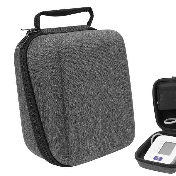 TOCCOOL 上腕式 血圧計モニターケース Omron7, Omron5, Omron3シリーズ, BP5255, BP5150, BP5000, BP5100, HEM-790ITに対応 血圧計収納バッグ トラベルキャリングハードシェル...