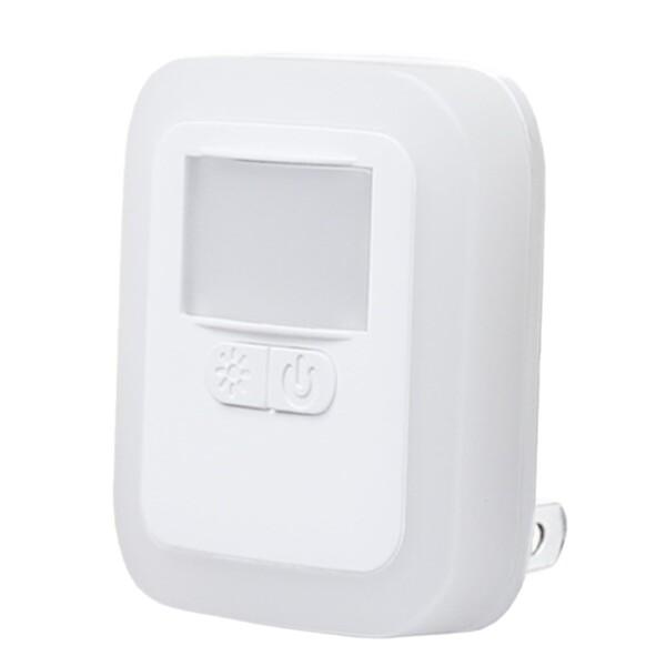 人感センサーライト 室内用 足元灯 明るさ10段階・点灯時間4モード・折りたたみプラグ搭載 コンセント式 高齢者の夜間トイレ対策 寝室/廊下/トイレに最適商品コード：55079373723型番：ZAJP2508BSK570【人感センサー+4...