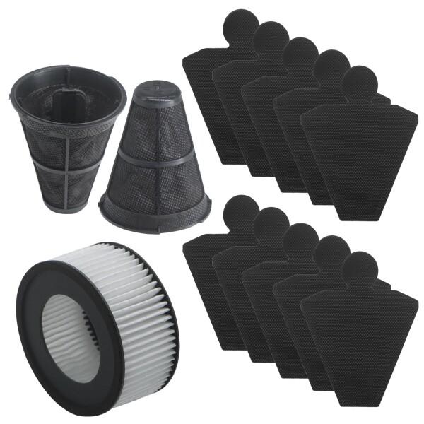 Aolleteau アイリスオーヤマ ふとんクリーナー用交換フィルター CF-FT1、IC-FAC2、IC-FAC3、KIC-FAC3、IC-FAC4、KIC-FAC4、1パック ヘパフィルター、2パック集塵フィルター、20パック使い捨てフ...