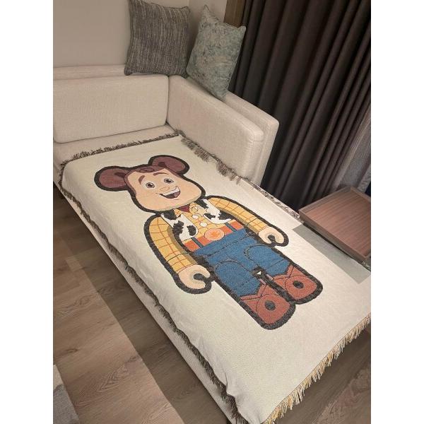 トイストーリー ブランケット ひざ掛け キャラクター ウッディー ベッドカバー 可愛い 90X150cm商品コード：55079433443型番：1サイズ：90X150cmカラー：ウッディーサイズ: 90cm × 150cm の大きめサイズで...