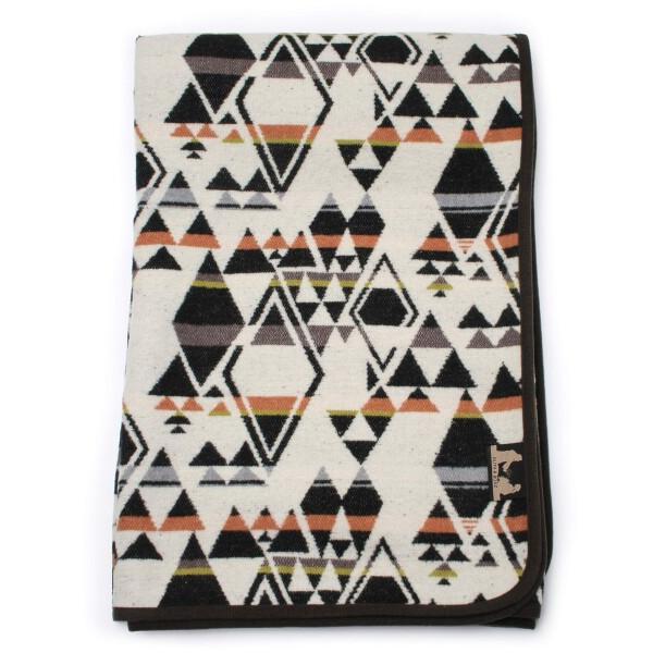 Ruth&amp;Boaz エスニック ネイティブ柄 ウール混 ブランケット ラグ (S) スノーホワイト (148cm×254cm) (Snow, X-Large)商品コード：55079433452サイズ：X-Largeカラー：Snow素...