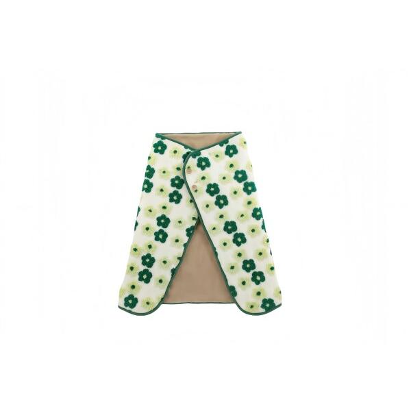 WillerS ゴリラのハグ ブランケット ひざ掛け 膝掛け 厚手 極厚 冬用 ボアフリース 2枚合わせ 花柄 小さめ かわいい レディース ボタン付き Blanket 80*110cm (グリーン)商品コード：55079437964型番：...