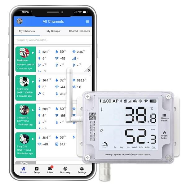 Ubibot GS1-A ワイヤレス温湿度センサー 無料アプリ＆メールアラート付き WiFi温度計 湿度計 温室用リモートデータロガー IFTTT、Alexa対応 (2.4GHz WiFiのみ)商品コード：55079438832型番：GS1...
