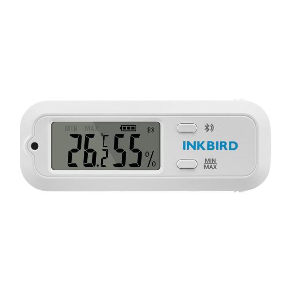 Inkbird 温度計 湿度 計 デジタル 高精度 Bluetooth対応 小型 温湿度計 温度ロガー 30m接続 Bluetooth ON/OFF可能 精確測定 木材機器に適用 ITH-12S商品コード：55079439297型番：ITH...