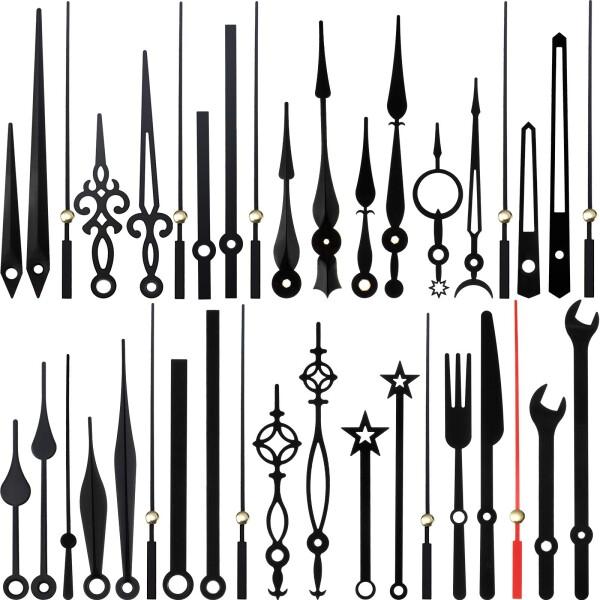 Mudder 14スタイル 時計ムーブメント機構 カチカチカチカチカチカチカチカチカチカチカチしない アルミ時計針 DIY 修理 パーツ 時計 修理 交換 14種類 ブラック商品コード：55079441580型番：Mudder-2541カラ...