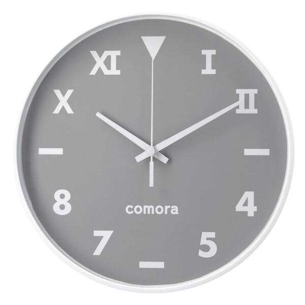 北欧風 掛け時計 グレー 静音 クォーツ カリフォルニア文字盤 壁掛け おしゃれ ギフト対応商品コード：55079441837型番：Wc02サイズ：30cmカラー：グレーブランド名:comora(コモラ)商品名:掛け時計(カリフォルニア文字...
