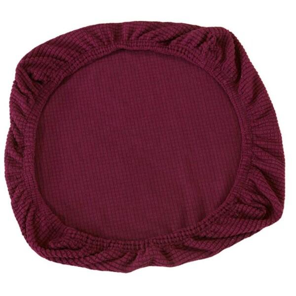 Yourandoll 座面カバー 椅子カバー オフィス用 チェアカバー ダイニングチェアカバー 伸縮素材 着脱簡単 (ダークパープル)商品コード：55079444418型番：Yourandollカラー：ダークパープル椅子カバー オフィス用 ...