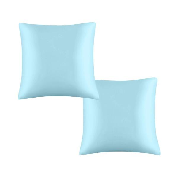 「§ｚｚ．ｌｕｘｉ」クッションカバー 2個セット 45*45cm シルクみたい おしゃれ ツルツル 冷感 夏 吸湿 通気性 サテン ツヤ 光沢 潰れない 可愛い ソファークッション 枕 北欧 着脱簡単 肌に優しい 柔らかく ふわふわ 洗える...