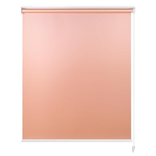 Hong pu TAO ロールスクリーン 防水 1級遮光 ロールカーテン チェーン式 防音 表裏同色 遮熱 防寒 省エネ 目隠し UVカット ベッドルーム キッチン リピング 簡単取付け シンプル 無地 丈220cm 幅95cm ライトオレ...