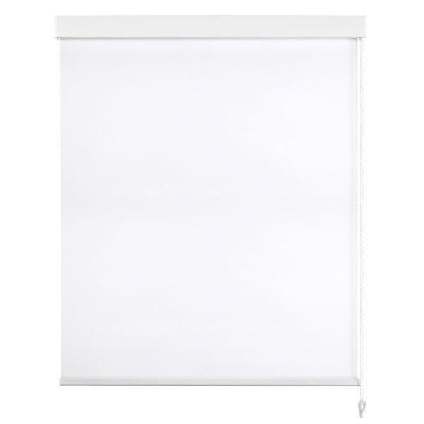 Hong pu TAO ロールスクリーン ジャカード生地 ロールカーテン チェーン式 1級遮光 断熱 遮熱 防寒 防音 目隠し UVカット ベッドルーム キッチン リピング 簡単取り付け シンプル 丈220cm 幅60cm ホワイト商品コー...