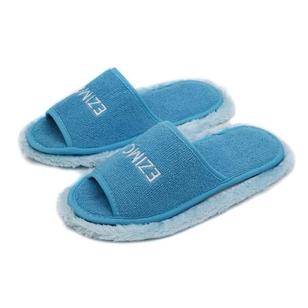 (Onmygogo) 女性用モップスリッパ、レディースマイクロファイバー床掃除スリッパ 柔らかく快適 家のスリッパ(Blue,M)商品コード：55079451202型番：FCS-MLR-BLU-Mサイズ：24.0~25.0 cmカラー：ブル...