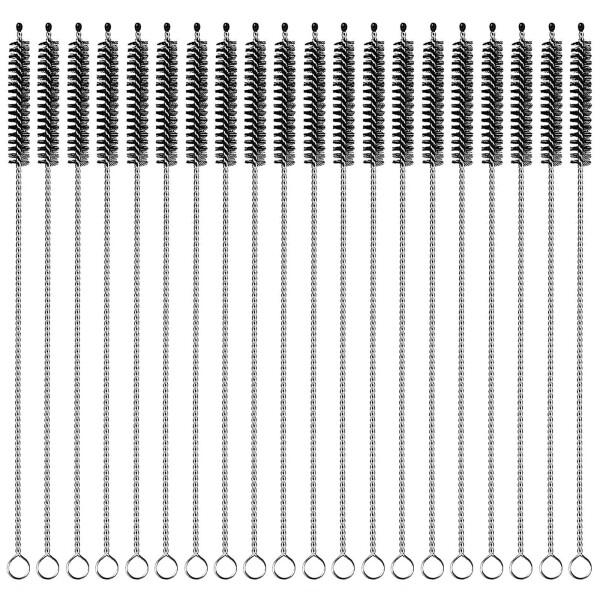 DFsucces ストローブラシ 哺乳瓶ブラシ 極細ナイロン ステンレス製 細いストローの中まで洗えて衛生的 (200mm-20本セット/ブラック)商品コード：55079451303型番：GUT765サイズ：200mm-20本セット/ブラッ...