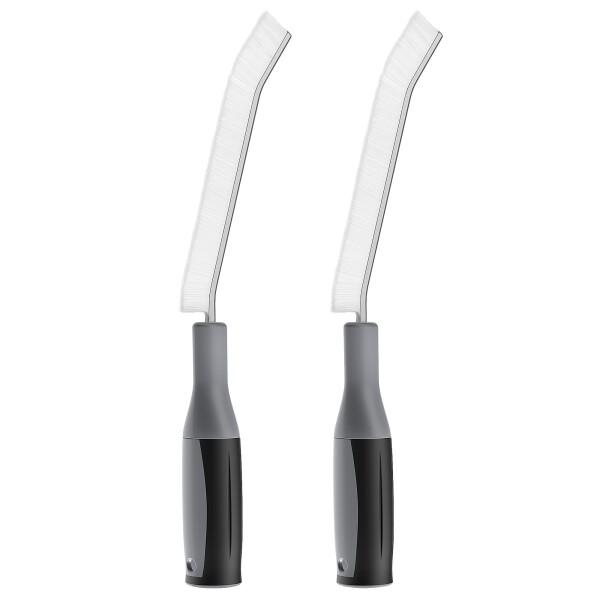 MR.SIGA 隙間クリーニングブラシ 2本入り 窓サッシ・タイルの継ぎ目・狭い箇所の掃除に最適な多機能ブラシ商品コード：55079451318型番：SJ21919サイズ：29*3.1*5.1cmカラー：グレー隙間掃除ブラシ:隙間、コーナー...