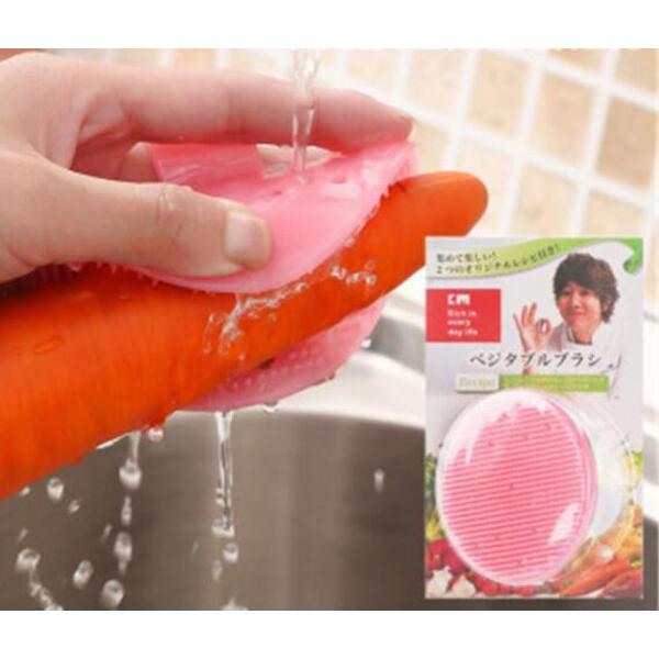 HJ 野菜洗いブラシ 野菜用ブラシ 土落とし 根菜洗い シリコンキッチンブラシ じゃがいも洗い シリコンブラシ 果物洗い 食器洗い 油汚れ 指リング付き (6個セット)商品コード：55079451387型番：GSSサイズ：6個セットカラー：...