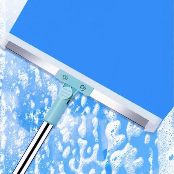 家庭用マジック箒 シリコン製水拭き器 トイレ・浴室の水拭きに最適 アップグレード版シリコンモップ｜掃除の難題、たった一拭きで解決 (マジックスクレイパー 50cm)商品コード：55079452007型番：MSGTサイズ：マジックスクレイパー...