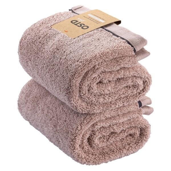 OSTDplus(オーエスティーディープラス) フェイスタオル 2枚セット ピンク 綿100 もこもこ グッドデザイン賞 mocomoco 約34×80cm くすみカラー 選べる8色商品コード：55079455333型番：OSD-MOCO-...