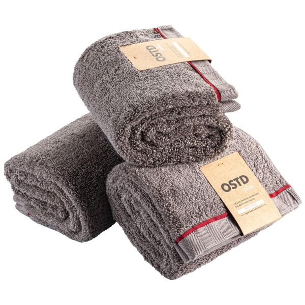 OSTDplus(オーエスティーディープラス) フェイスタオル 3枚セット グレージュ 綿100 もこもこ グッドデザイン賞 mocomoco 約34×80cm くすみカラー 選べる8色商品コード：55079455339型番：OSD-MOC...