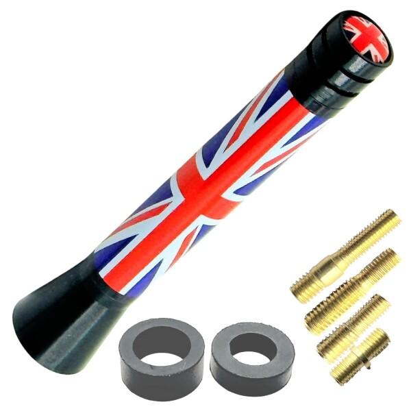 HTharros ミニクーパー アンテナ MINI BMW 汎用 ヘリカル ショート アンテナ FM A? ラジオ 車用 ユニオンジャック 7.7cm商品コード：55079628643型番：4570125191779サイズ：7.7cmカラー...