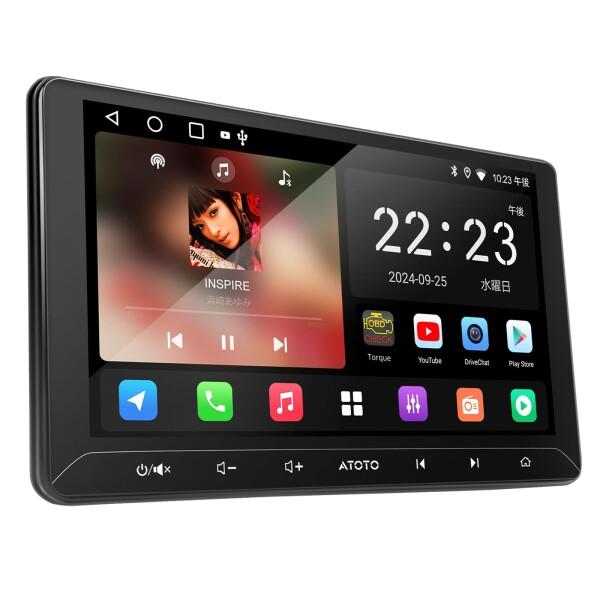 ATOTO A5L 10.1インチAndroid ディスプレイオーディオ、 2DINカーナビ、 ワイヤレス CarPlay&amp; Android Auto、Wi-Fi/Bluetooth/USBテザリングに対応、2+32GB、DSP&a...