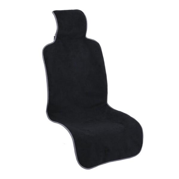 TanYooシートカバー 防水シートカバー 冬暖かいカーカバー前席用 軽/普通車適用 ずれにくい ヘッドレスト部と座面部一体型 おしゃれ三層構造 バックル付き 汎用 丸洗える (ブラック 1枚)商品コード：55079634779型番：170...