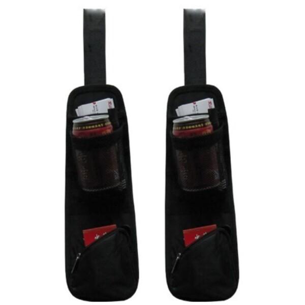 karim 車 収納 吊り下げ シートサイド ポケット 運転席 助手席 汎用 車用 小物入れ ネット サイド収納 ボックス 薄型 コンパクト すき間 便利グッズ (2個セット)商品コード：55079648498カラー：2個セット汎用 車用 ...