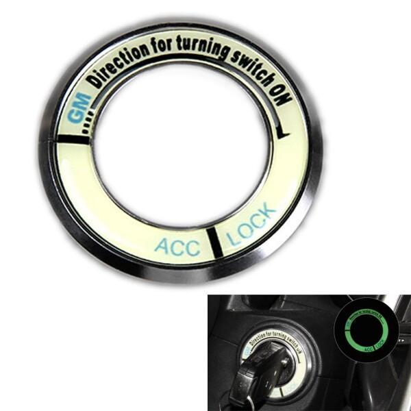 PolarLanderルミナスカーイグニッションキーリングデコレーションステッカーシルバー商品コード：55079651235型番：SILVER-53698R7カラー：Silver Key StartビュイックリーガルラクロスエクセルGL8 ...