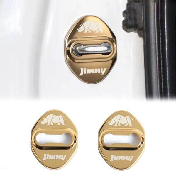 新型スズキジムニー ストライカーカバー JB64 ジムニーシエラJB74 ドアロックカバー ドアストライカーカバー ステンレス製 錆び防止 2点セット (ゴールド)商品コード：55079651316型番：xstreamzwカラー：ゴールド?...