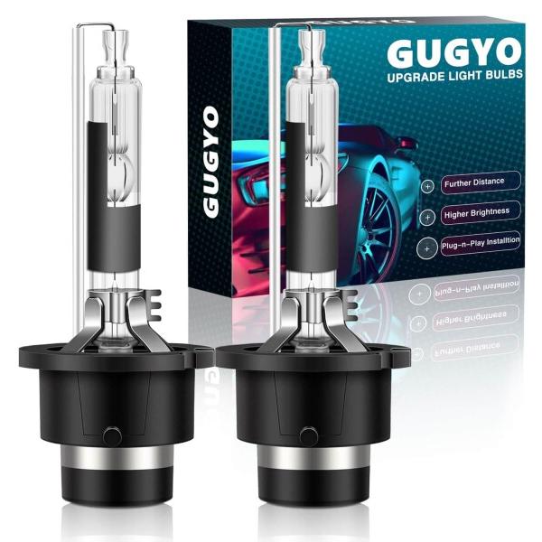 GUGYO D2R HID バルブ 6500K 車用 HID ヘッドライト D2R 純正交換用 自動車用 バルブ HID ライト12V 35W 2年保証 2個入商品コード：55079667983型番：D2R-6500Kサイズ：D2R 650...