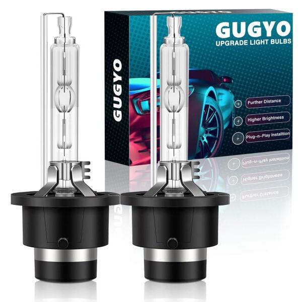 GUGYO D2S HID バルブ 6500K 車用 HID ヘッドライト D2S 純正交換用 自動車用バルブ HIDライト12V 35W 2年保証 2個入商品コード：55079668002型番：D2S-6500Kサイズ：D2S 6500K...