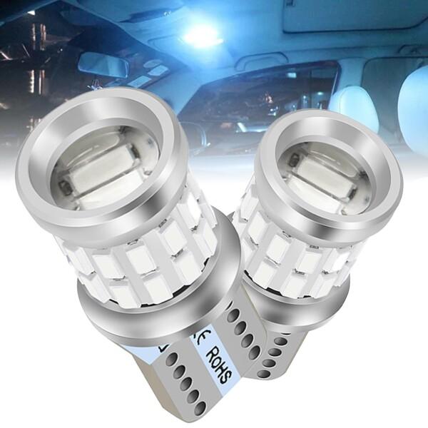 Briteye T10 LED ブルー 爆光 t10 led ポジションランプ 全方位発光 27個3014SMD led 素子搭載 W5W ledバルブ兼用 広い通気口 無極性 DC12V 車用 ポジション/ライセンスランプ/ナンバー灯/ル...
