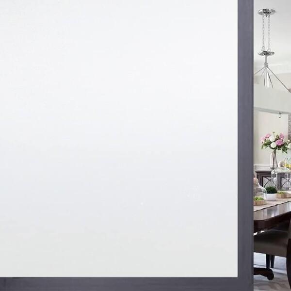 窓用フィルム 目隠しシート 断熱遮光 結露防止 UVカットガラスフィルム 貼り直し可能 跡残らず剥がせる 接着剤なし 静電吸着 水で貼り付 窓 めかくしシートは 寝室、浴室、会議室などに適用する(ホワイト 90cm300cm)商品コード：5...